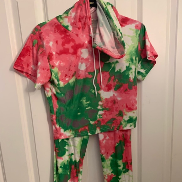 Aq Sport | Pants & Jumpsuits | Floral Women Hoodie Set | Poshmark